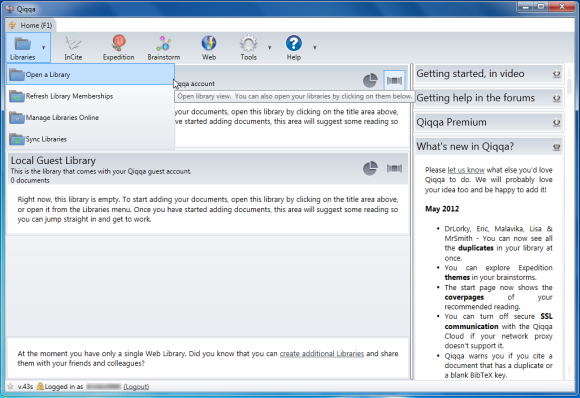 Qiqqa: การจัดการและการสำรองข้อมูลเอกสาร PDF ไปมีเมฆ