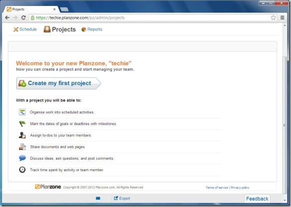 Planzone: ความร่วมมือหลายเครื่องมือการบริหารจัดการโครงการ