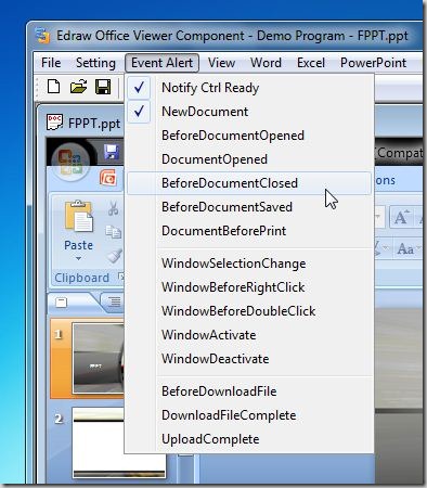 Edraw Office Viewer: Host MS Office documents dans un formulaire personnalisé ou une page Web