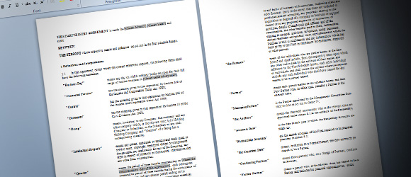 Model Acord de Parteneriat gratuit pentru Word