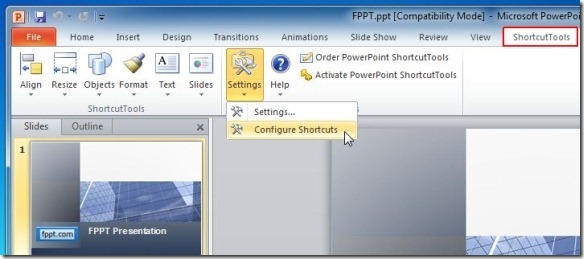 Definir Atalhos De Teclado Personalizados Para O Powerpoint Com