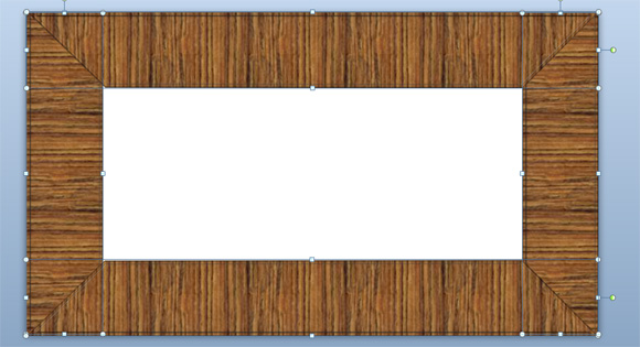 Cara Membuat Bingkai berhutan di PowerPoint 2010