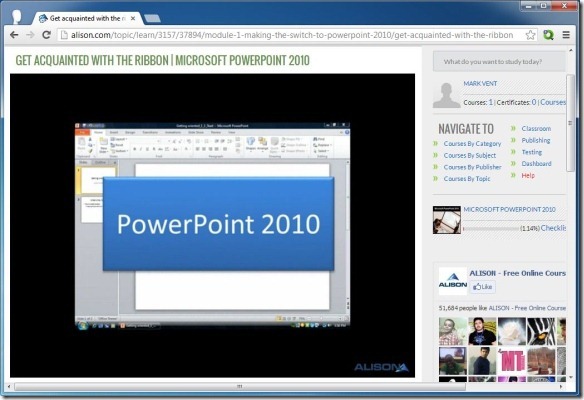 앨리슨은 파워 포인트와 직장 기술에 대한 무료 온라인 교육을 제공합니다