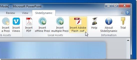 วิธีการเพิ่มไฟล์ SWF ใน PowerPoint สร้างงานนำเสนอแฟลช