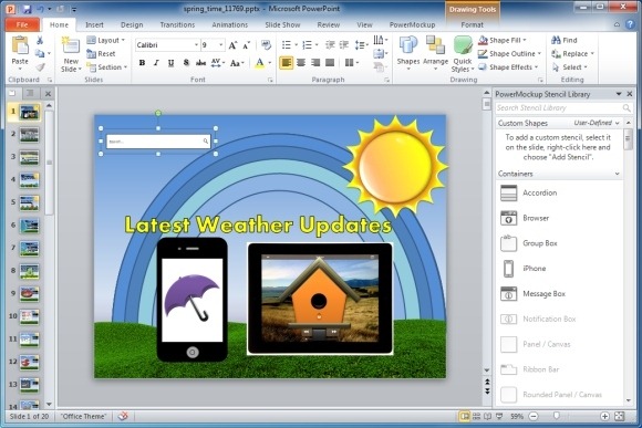 วิธีการสร้าง Mockups และ Wireframes ใช้ MS PowerPoint
