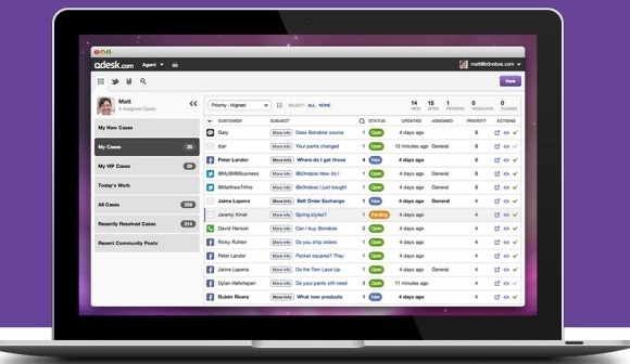 แพลตฟอร์มการสนับสนุนลูกค้าด้วย Integration Salesforce: Desk.Com