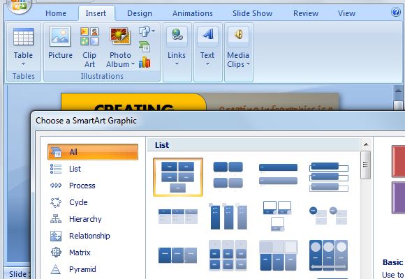 So erstellen Infografik Verwendung von Powerpoint