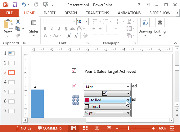 Erstellen Sie bessere Powerpoint-Charts mit think-cell-Add-In
