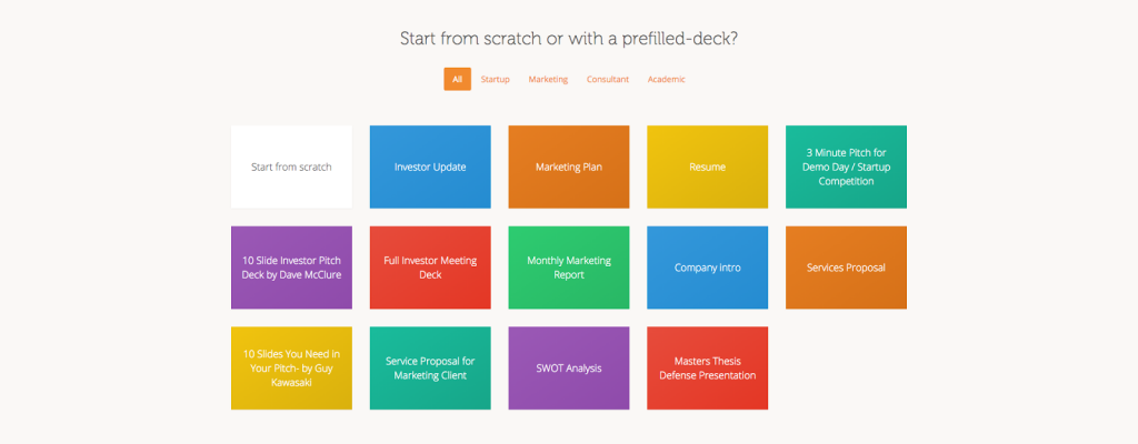 Buat Presentasi tak terlupakan dengan Slidebean