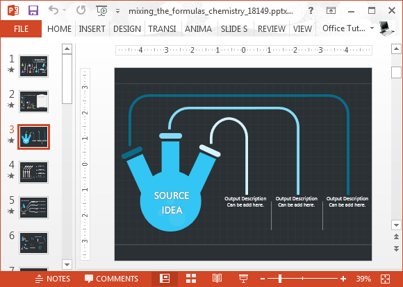 Template animasi Kimia PowerPoint