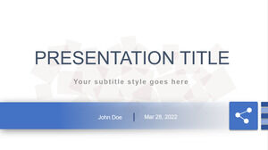 Simple Blue PowerPoint Template PowerPoint Templates Free Download