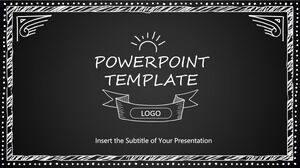 Hand drawn blackboard PowerPoint templates PowerPoint Templates Free ...
