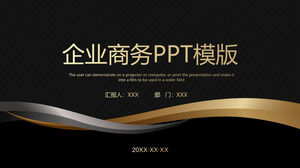Black gold series business PowerPoint Templates (2) PowerPoint ...