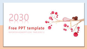 Girl on tree PowerPoint Templates PowerPoint Templates Free Download