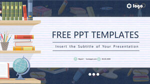 Template PowerPoint Tema Pendidikan Segar PowerPoint Template Free Download