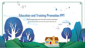 Template PowerPoint pelatihan pendidikan PowerPoint Template Free Download