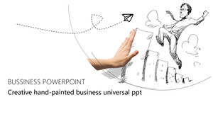 Hand drawn business men PowerPoint Templates PowerPoint Templates Free ...