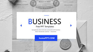 Letter background PowerPoint templates PowerPoint Templates Free Download