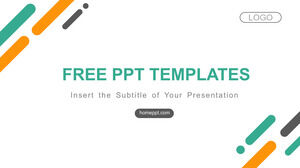 Simple slash background business PowerPoint templates PowerPoint ...