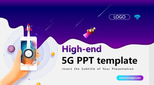 5G-mobile-communication-ppt-template PowerPoint Templates Free Download
