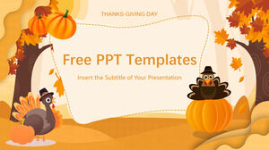 cartoon-style-thanksgiving-ppt-template PowerPoint Templates Free Download