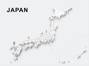 3D-Map-of-Japan-PowerPoint-Templates PowerPoint Templates Free Download