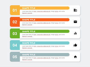 Nomor-Linear-Judul-PowerPoint-Templat PowerPoint Template Free Download