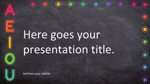 Chalk theme with blackboard background. Updated Template. PowerPoint ...