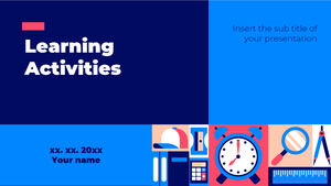 Learning Activities Free Presentation Background Design for Google ...