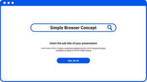 Simple Browser Free Presentation Template – Google Slides Theme and ...