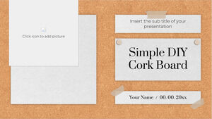 Simple DIY Cork Board Free Presentation Template – Google Slides Theme ...
