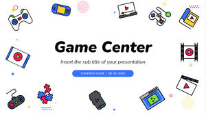 Game Center Free Presentation Design for Google Slides theme and ...