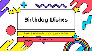 Birthday Wishes Free Presentation Theme PowerPoint Templates Free Download