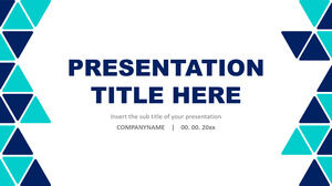 Modern Triangle PowerPoint Templates Free Download