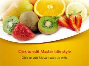 Free Fruit and Berries PPT Template PowerPoint Templates Free Download