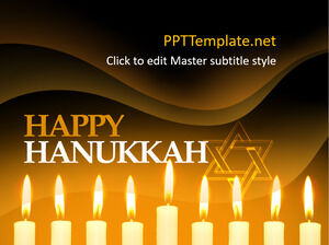 Free Chanukah PPT Template PowerPoint Templates Free Download