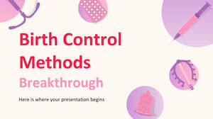 Birth Control Methods Breaktrough PowerPoint Templates Free Download