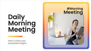 Daily Morning Meeting PowerPoint Templates Free Download