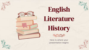 English Literature History PowerPoint Templates Free Download