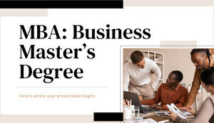 MBA: Business Master's Degree PowerPoint Templates Free Download