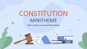 Constitution Minitheme PowerPoint Templates Free Download