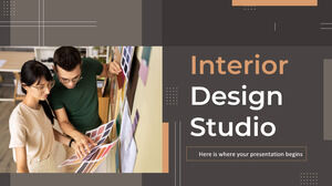 Interior Design Studio PowerPoint Templates Free Download