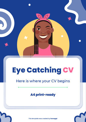 Eye Catching CV PowerPoint Templates Free Download