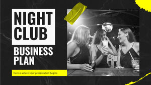 Night Club Business Plan PowerPoint Templates Free Download