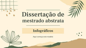 Abstract Master's Thesis Infographics PowerPoint Templates Free Download