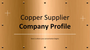 Copper Supplier Company Profile PowerPoint Templates Free Download