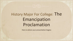 History Major for College: The Emancipation Proclamation PowerPoint ...
