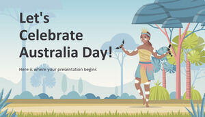 Let's Celebrate Australia Day! PowerPoint Templates Free Download