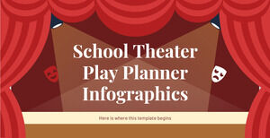 School Theater Play Planner Infographics PowerPoint Templates Free Download