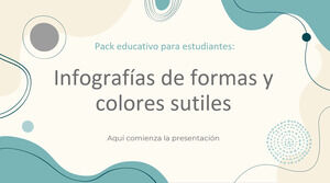 Subtle Shapes & Colors Education Pack for Students Infographics ...
